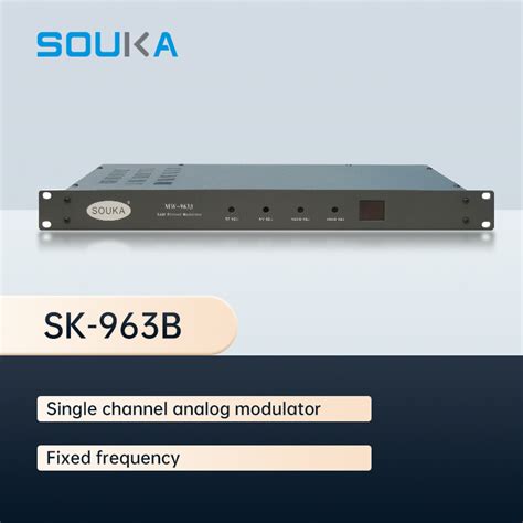 Channel Analog Modulator Fixed Frequency PAL NTSC RF Out CATV Modulator Coaxial Modulator