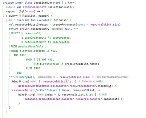 Check If Array Param Is Not Null In Sqldelight Postgresql Stack