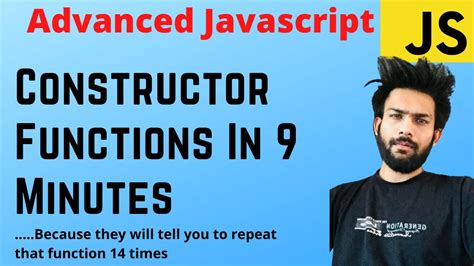 How To Use Constructor Functions Easy And Neat Advanced Javascript Constructor Functions