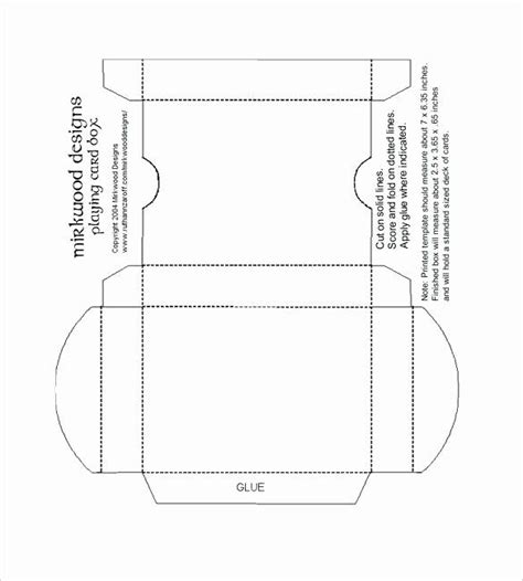 Playing Card Template Word Cardtemplate My Id