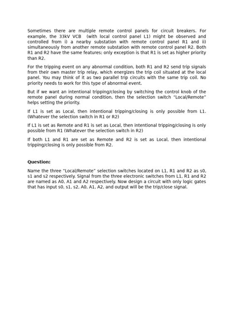 Multiple Remote Panels Pdf