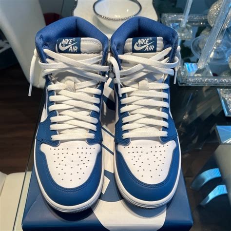 Jordan Shoes Nike Air Jordan Sneakers White And Blue Poshmark