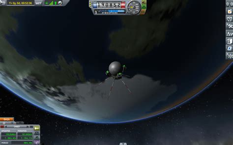 First orbit on save is polar! (Science Mode) : r/KerbalSpaceProgram