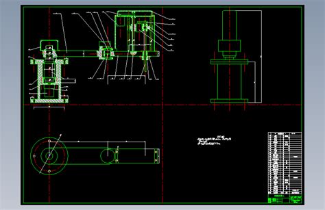4 Dof Scara机器人结构设计与运动模拟 Autocad 2007 模型图纸下载 懒石网