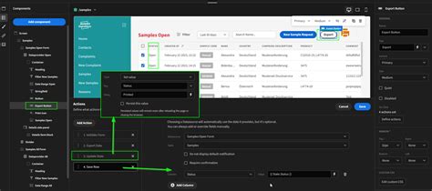 Field Update Of Selected Rows After Export · Budibase Budibase