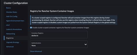 UX Clarity About How To Use The Advanced Private Registry Setup For RKE2 Clusters Esp Around