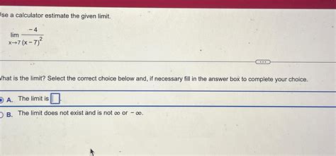 Solved Jse A Calculator Estimate The Given Chegg Com