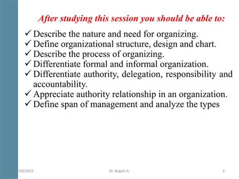 Management Organizing Function Pptx