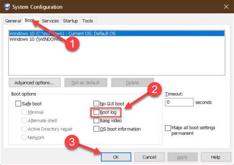 Windows Quick Tips Enable Boot Log Daves Computer Tips