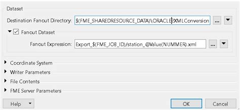 writing the fme data download output to a specific folder under fme
