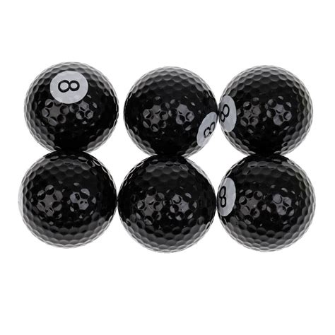 6 Piecesset Sport Balls Pattern Novelty Golf Ball Vicedeal