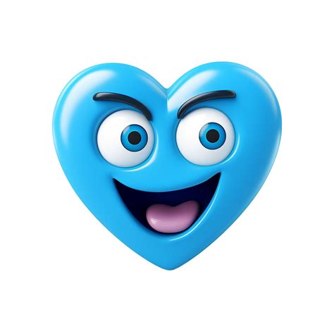 Emoji Blue Heart