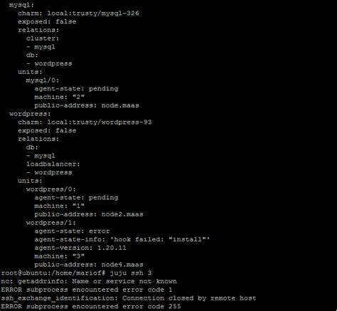 Maas Juju Failed Ssh Connection Ask Ubuntu