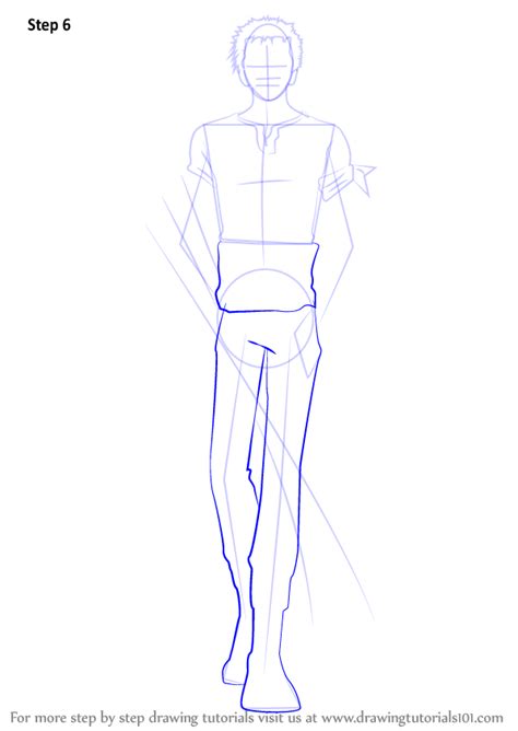How To Draw Roronoa Zoro From One Piece One Piece Step By Step DrawingTutorials101 Com