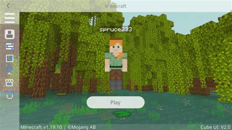 cube ui for minecraft pocket edition 1 19