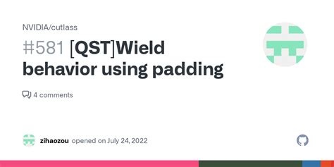 QST Wield Behavior Using Padding Issue NVIDIA Cutlass GitHub