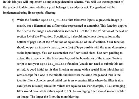 In This Lab You Will Implement A Simple Edge Chegg