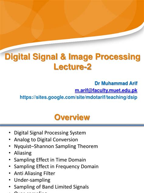lecture 2 pdf sampling signal processing analog to digital