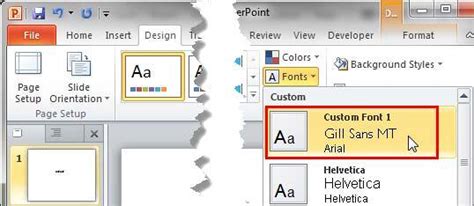 Create Custom Theme Fonts Using Xml In Powerpoint For Windows