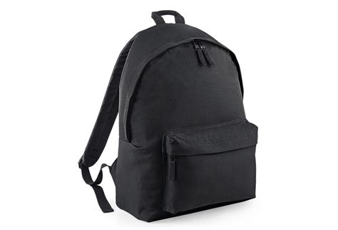 Black Plain Backpack