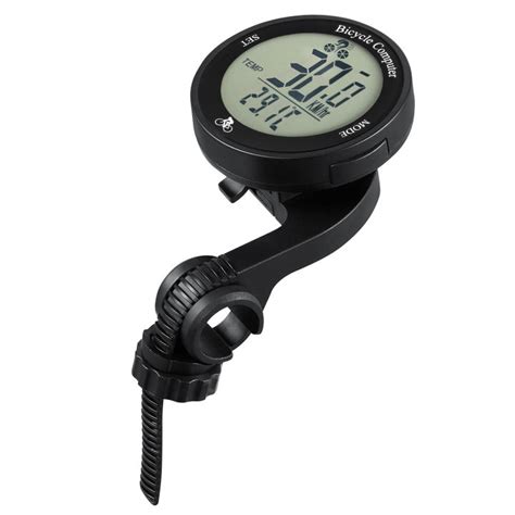 Wire Less Bike Computer Waterproof Bicycle Odometer Multi Functional Lcd Screen Cycling