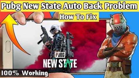 Pubg New State Auto Back Problem Pubg New State Crash Problem Fix