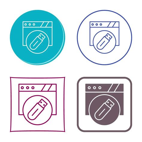 Usb Flash Drive Vector Icon Vector Art At Vecteezy