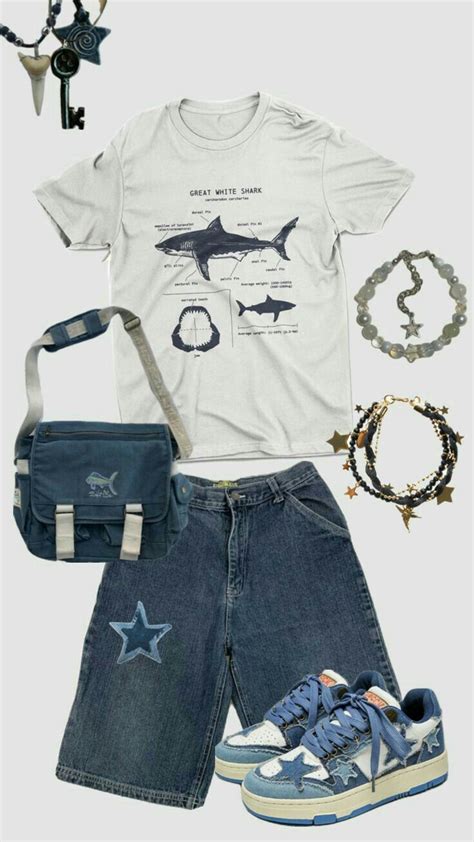 Aesthetic Outfit Inspo 🐟 In 2024 Silly Clothes Retro Outfits Shark