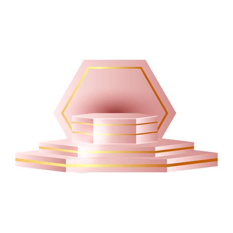 Pink Podium For Product Presentation 18106766 PNG