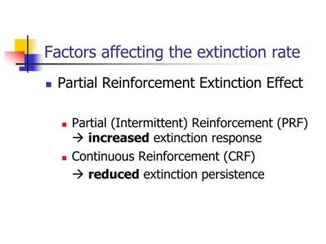 Ppt The Partial Reinforcement Extinction Effect Pree Powerpoint Presentation Id 2259738