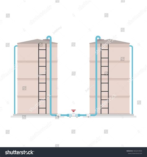 Water Tank Vector Water Tank On Stock Vector Royalty Free Shutterstock