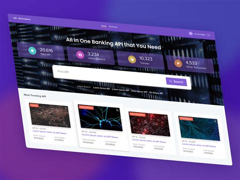 Api Marketplace Home Exploration By Kurniawan Handiputra On Dribbble