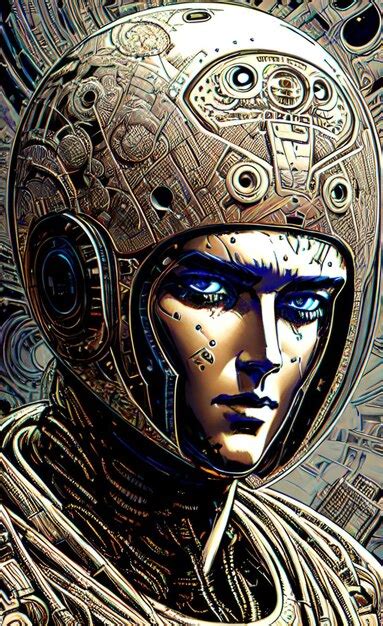 premium photo android robot