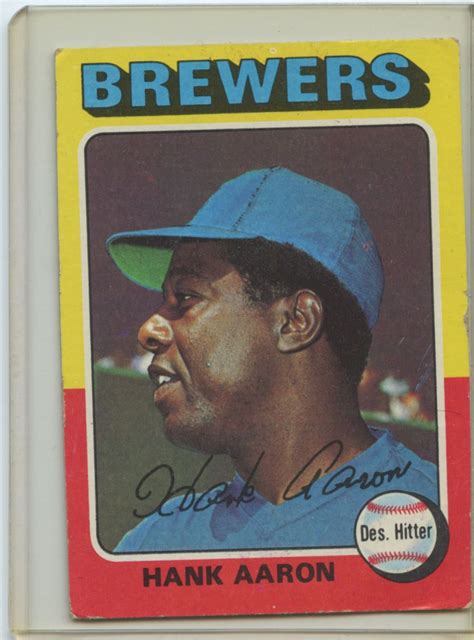 1975 Topps Hank Aaron 660 On Kronozio