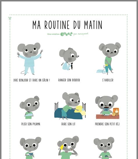 Épinglé Par Wilsonhitzmann Sur Apprentissage Routine Enfant Tableau De Routine Planning Enfant