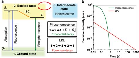 Differences Between Lpl And Phosphorescence A Schematic Diagram Of