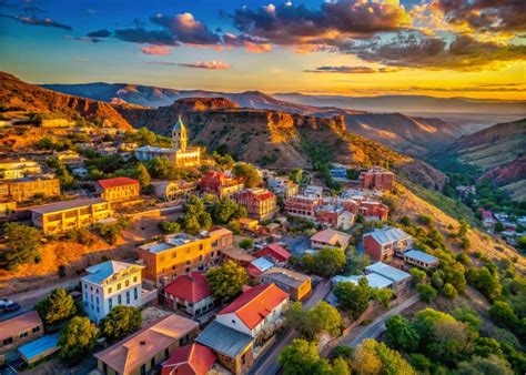 Jerome Arizona A Colorful Mining Towns Aerial Majesty Unveiled By Drone Photography Offering