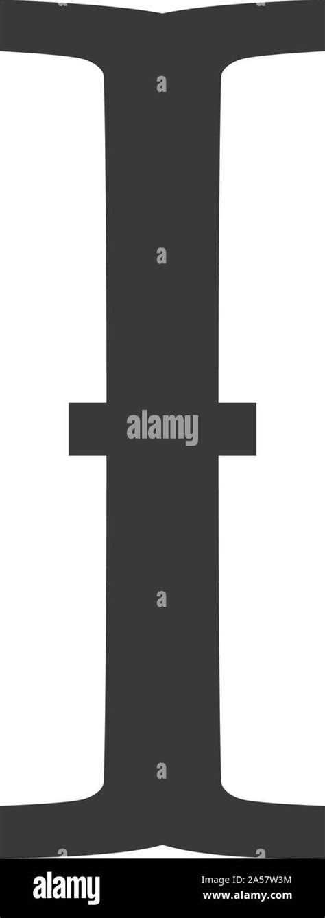 An I Beam Cursor For Inserting Text In Simple Vector Style Stock Vector