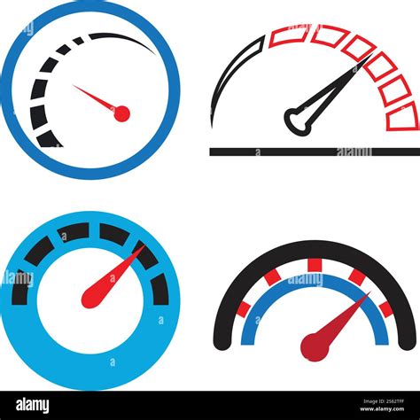 Speedo Meter Logo Icon Template Design Stock Vector Image And Art Alamy