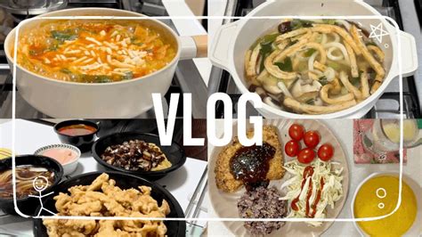 Vlog 지독하게 집에서 밥 해먹는 26주 임산부 일상 불고기퀘사디아 국물떡볶이 어묵우동 감자볶음 수제돈까스 단호박크림스프 Youtube