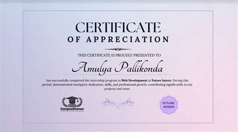 amulya pallikonda on linkedin webdevelopment futureintern coding