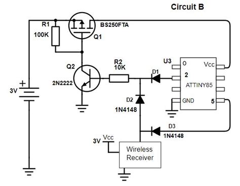 Modify Circuit To Power Onoff Attiny85 By Remote Electronics Forum