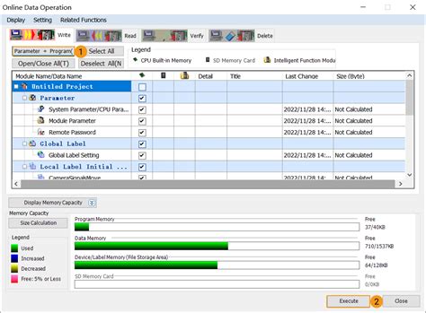 Communication Configuration And Example Program Usage