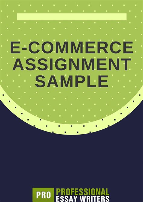E Commerce Assignment Sample
