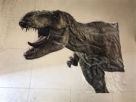 Jurassic World Dominion Large Ex Retail Window Display Sticker T Rex World £2199 Picclick Uk