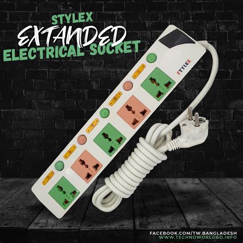 Stylex Multi Plug Socket Extension Socket 5 Point Bd Stylex Multi Plug Socket Extension Socket 5 Point Bd