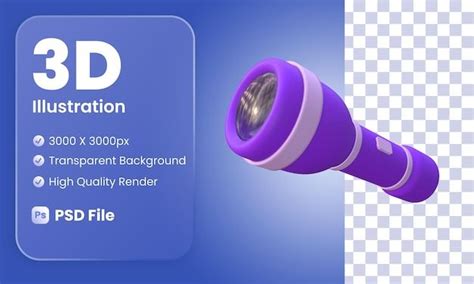 3d Flashlight Illustration