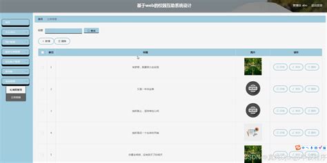 Springboot毕设 基于web的校园互助系统设计 程序论文基于web的校园互助学习管理系统 Csdn博客