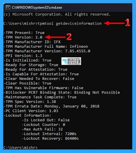 4 Ways To Check TPM Version In Windows 11 HTMD Blog