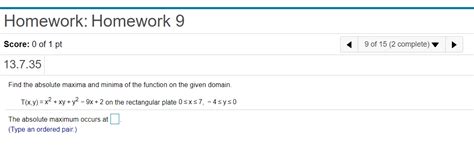 Solved Find The Absolute Maxima And Minima Of The Function